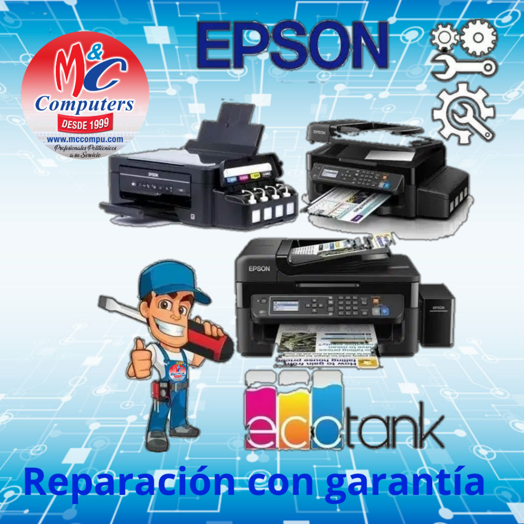 Reparación de Impresoras epson Ecotank – M&C COMPUTERS